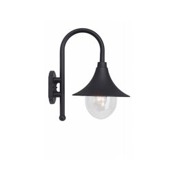 Brilliant Lampe Berna Außenwandleuchte schwarz 1x A60, E27, 60W, geeignet für Normallampen (nicht enthalten) IP-Schutzart: 44 - spritzwassergeschützt