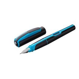 Pelikan Style P57 Patronenfüller neonblau/schwarz M (mittel)