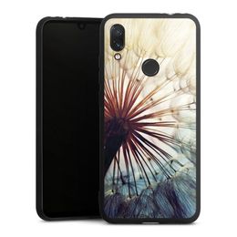 DeinDesign Handyhülle Pusteblume Fotografie Blumen Dandelion 1, Xiaomi Redmi Note 7 Silikon Hülle Premium Case Handy Schutzhülle, schwarz