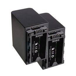 GOLDBATT 2x Akku für Panasonic VW-VBD78 AJ-PX298MC HDC-MDH2GK Aj-HPX270 Kamera-Akku Ersatzakku 7800 mAh (7,2 V, 2 St)