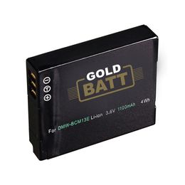 GOLDBATT Akku für Panasonic DMW-BCM13 BCM13 DMC-TZ41 DMC-TS5 DMC-FT5 DMC-TZ40 DMC-ZS30 Kamera-Akku Ersatzakku 1100 mAh (3,6 V, 1 St)