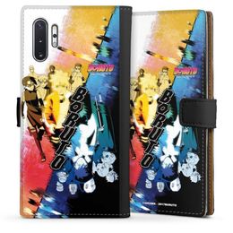 DeinDesign Handyhülle Boruto Naruto Shippuden Offizielles Lizenzprodukt, Samsung Galaxy Note 10 Plus Hülle Handy Flip Case Wallet Cover, schwarz