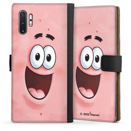 DeinDesign Handyhülle Patrick Star Spongebob Schwammkopf Offizielles Lizenzprodukt, Samsung Galaxy Note 10 Plus 5G Hülle Handy Flip Case Wallet Cover