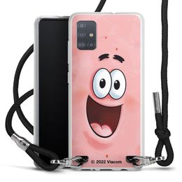 DeinDesign Handyhülle Patrick Star Spongebob Schwammkopf Offizielles Lizenzprodukt, Samsung Galaxy A51 Handykette Hülle mit Band Case zum Umhängen