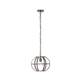 Brilliant Lampe, Basia Pendelleuchte 35cm schwarz stahl, Metall, 1x A60, E27, 40W,Normallampen (nicht enthalten)