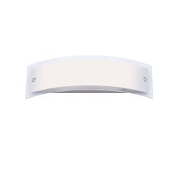 Brilliant Lampe Elysee Wandleuchte 2flg edelstahl/weiß 2x C35, E14, 40W, geeignet für Kerzenlampen (nicht enthalten) IP-Schutzart: 21 - tropfwassergeschützt