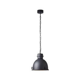 Brilliant Lampe, Kiki Pendelleuchte 35cm schwarz korund, Metall, 1x A60, E27, 52W,Normallampen (nicht enthalten)