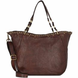 Campomaggi Shopper Tasche Leder 47 cm moro