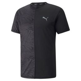 Puma Herren RUN Graphic T-Shirt schwarz