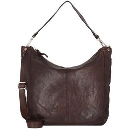 Campomaggi Schultertasche Leder 39 cm moro