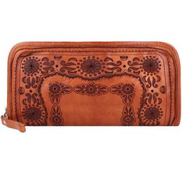 Campomaggi Geldbörse Leder 21 cm cognac