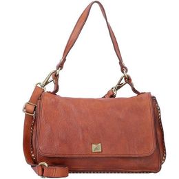 Campomaggi Schultertasche Leder 26 cm cognac