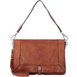 Campomaggi Schultertasche Leder 28 cm cognac