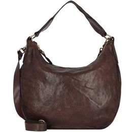 Campomaggi Schultertasche Leder 35 cm moro