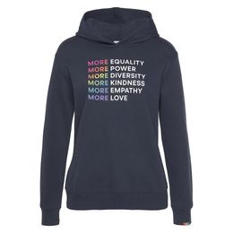 Lascana Hoodie 'Pride' blau Gr. 32/34 für Damen. Bequem. Nachhaltig.