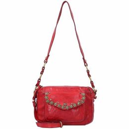 Campomaggi Schultertasche Leder 20 cm rosso