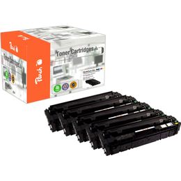 Peach HP 045 5 Toner (2*bk, c/m/y) ersetzt Canon CRG-045, 1242C002*2, 1241C002, 1240C002, 1239C002 f&uuml;r z.B. Canon ISensys LBP -610 (wiederaufbereitet)