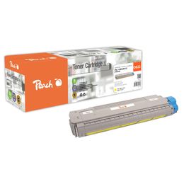 Peach O4484 Toner ye ersetzt OKI 44844613 f&uuml;r z.B. OKI C 822 CDTN, OKI C 822 DN, OKI C 822 N, OKI C 822 (wiederaufbereitet)