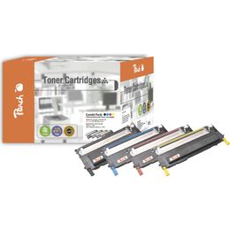 Peach S4072 4 Toner (bk, c/m/y) ersetzt Samsung CLT-P4072C/ELS, SU382A f&uuml;r z.B. Samsung CLP -320, Samsung CLP -320 N, Samsung CLP -325 (wiederaufbereitet)
