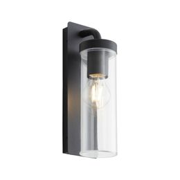 Brilliant Lampe Aosta Außenwandleuchte hängend schwarz matt 1x A60, E27, 25W, geeignet für Normallampen (nicht enthalten) IP-Schutzart: 44 - spritzwassergeschützt