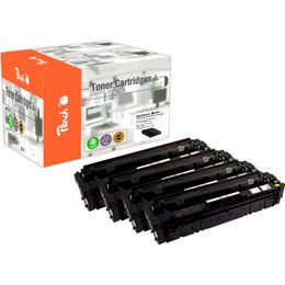 Peach HP 046 4 Toner (bk, c/m/y) ersetzt Canon CRG-046, 1250C002, 1249C002, 1248C002, 1247C002 f&uuml;r z.B. Canon ISensys LBP -650 (wiederaufbereitet)