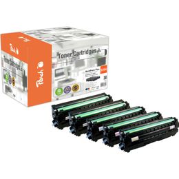 Peach S504 5 Toner (2*bk, c/m/y) ersetzt Samsung CLT-P504C, SU400A f&uuml;r z.B. Samsung CLP -410, Samsung CLP -415 N, Samsung CLP -415 NW (wiederaufbereitet)