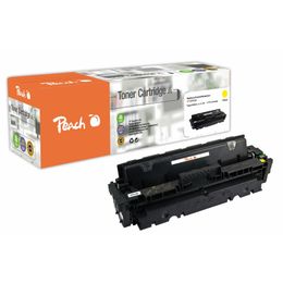 Peach HP 410 AY Toner ye ersetzt HP No. 410A Y, CF412A f&uuml;r z.B. HP Color LaserJet Pro MFP M 477 fdw, HP Color LaserJet Pro MFP M 477 fnw (wiederaufbereitet)
