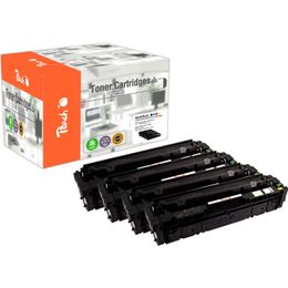 Peach HP 045 4 Toner (bk, c/m/y) ersetzt Canon CRG-045, 1242C002, 1241C002, 1240C002, 1239C002 f&uuml;r z.B. Canon ISensys LBP -610 (wiederaufbereitet)