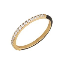 Glanzst&uuml;cke M&uuml;nchen Glanzst&uuml;cke M&uuml;nchen Ring Damen Gr&ouml;&szlig;e 50 gold / schwarz / transparent