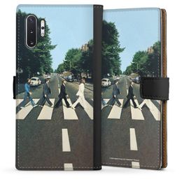 DeinDesign Handyhülle Abbey Road The Beatles Musik The Beatles - Abbey Road, Samsung Galaxy Note 10 Plus Hülle Handy Flip Case Wallet Cover, schwarz