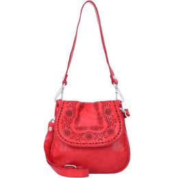 Campomaggi Schultertasche Leder 19 cm rosso