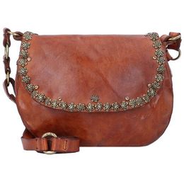 Campomaggi Umhängetasche Leder 25 cm cognac