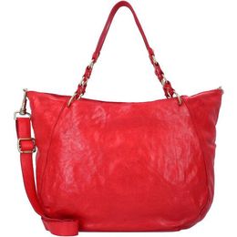 Campomaggi Shopper Tasche Leder 32 cm rosso