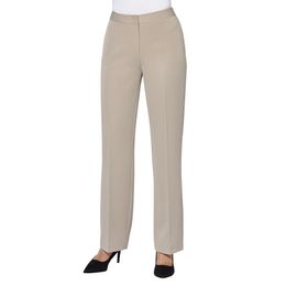 Bügelfaltenhose Lady Gr. 24, Kurzgrößen, beige (sesam) Damen Hosen Bügelfaltenhosen