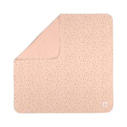 Lässig Babydecke DOTS (80x80) in powder pink