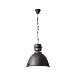 Brilliant Lampe Kiki Pendelleuchte 48cm schwarz korund 1x A60, E27, 60W, geeignet für Normallampen (nicht enthalten) Kette ist kürzbar