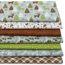 buttinette Patchwork- und Quiltpaket "Skandinavische Weihnachten", grün-color