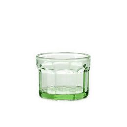daslagerhaus living Glas Trinkglas Fish & Fish grün H 6 cm