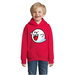 Blondie & Brownie Blondie & Brownie Hoodie Kinder Super Mario Boo Gespenst Geist Geister Retro Konsole mit Kapuze