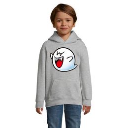 Blondie & Brownie Blondie & Brownie Hoodie Kinder Super Mario Boo Gespenst Geist Geister Retro Konsole mit Kapuze