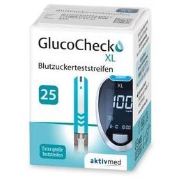 GlucoCheck XL Blutzuckerteststreifen 25 St