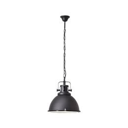 Brilliant Lampe Jesper Pendelleuchte 38cm Glas schwarz 1x A60, E27, 60W, geeignet für Normallampen (nicht enthalten) Kette ist kürzbar