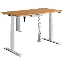 Schäfer Shop Schäfer Shop Genius Komplettangebot MODENA FLEX 5-tlg., Schreibtisch elektr. höhenverstellbar, PC-Halterung