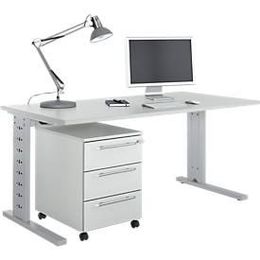 Schäfer Shop Schäfer Shop Select Büromöbelset 2-tlg. Moxxo IQ Schreibtisch B 1600 x T 800 mm, C-Fuß