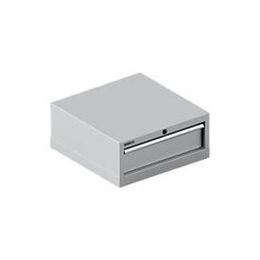 Schäfer Shop Schäfer Shop Select Schubladenschrank 27-27, 1 Schub, bis 75 kg, B 564 x T 572 x H 250 mm, weißaluminium/weißaluminium