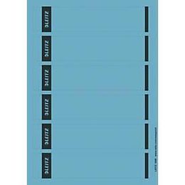 Leitz® Rückenschilder kurz, PC-beschriftbar, Rückenbreite 50 mm, selbstklebend, 150 St., blau