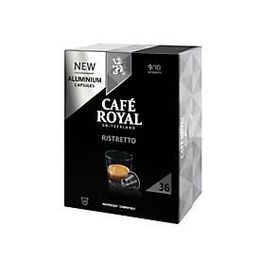 Café Royal Kaffeekapseln Café Royal Ristretto, kompatibel zum Nespresso®-System, 100 % Arabica Röstkaffee, Intensität 9/10, UTZ-zertifiziert, 36 Stück