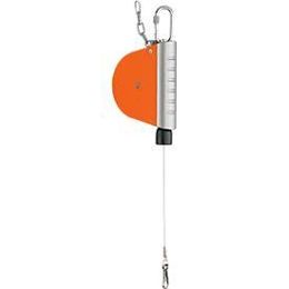 Federzug HAHN+KOLB Autostat Typ 7200, Traglast 0,3 bis 1,5 kg, Seilauszugslänge bis 1600 mm, Rückholer, Absturzsicherung, Spezialkunststoff, orange