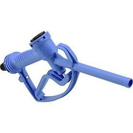 Handzapfventil für CEMO Tankanlagen und Kurbelpumpen für AdBlue®, max. 80 l/Hub, Anschlusstülle DN 19, Auslass 19 mm, mit Hebelarretierung