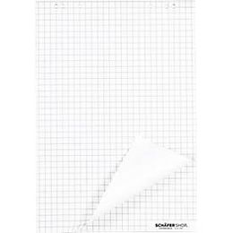 Schäfer Shop Schäfer Shop Select Flipchart-Blöcke, 80 g/m², 20 Blatt, kariert, 5 Stück